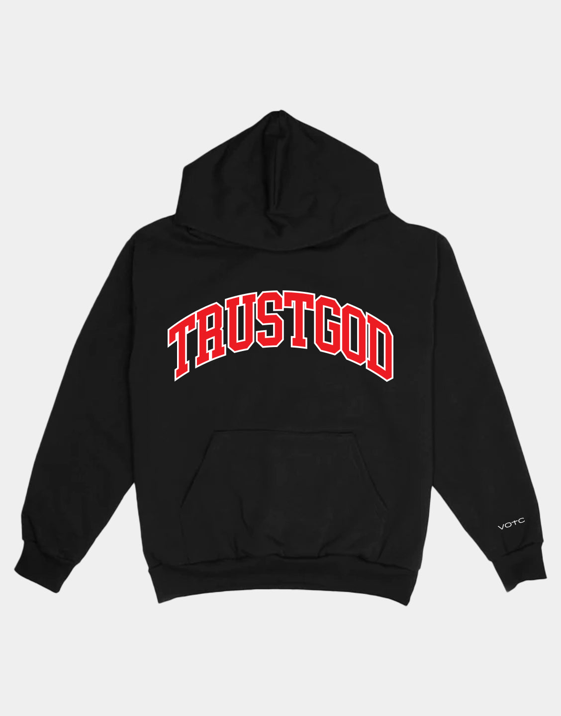 Trust God Sports Hoodie - Power Black – VOTC Clothing